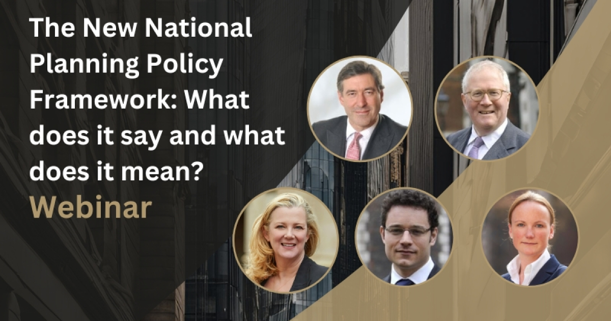 The New National Planning Policy Framework: What does it say and what ...